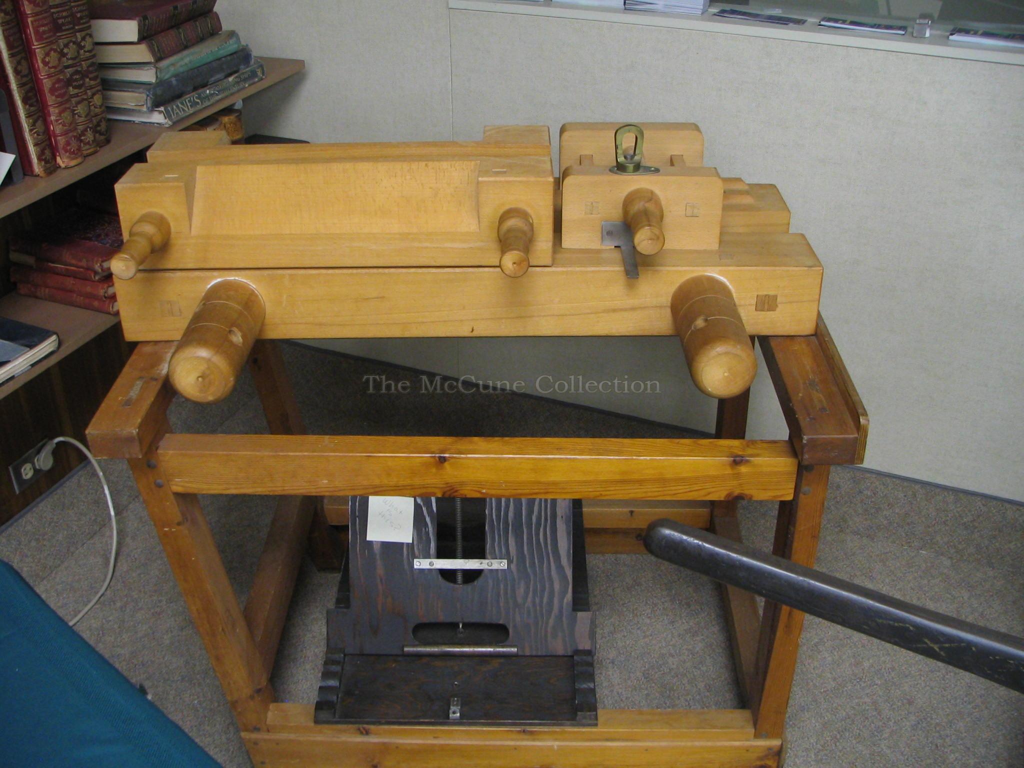 Equipment for Book Binding and Printing • The McCune Collection